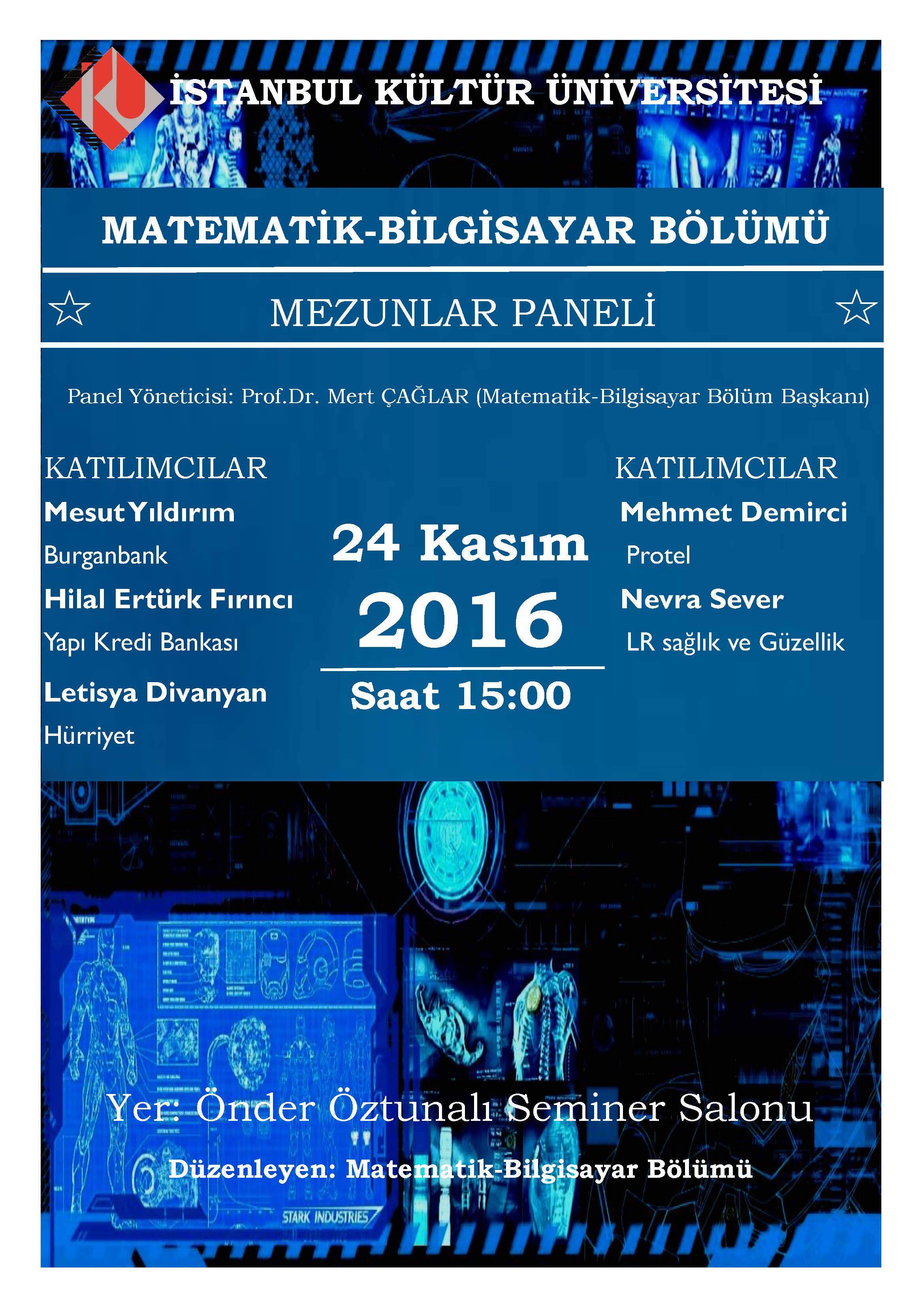 2016-2017 Mezunlar Paneli | Matematik ve Bilgisayar Bilimleri Bölümü